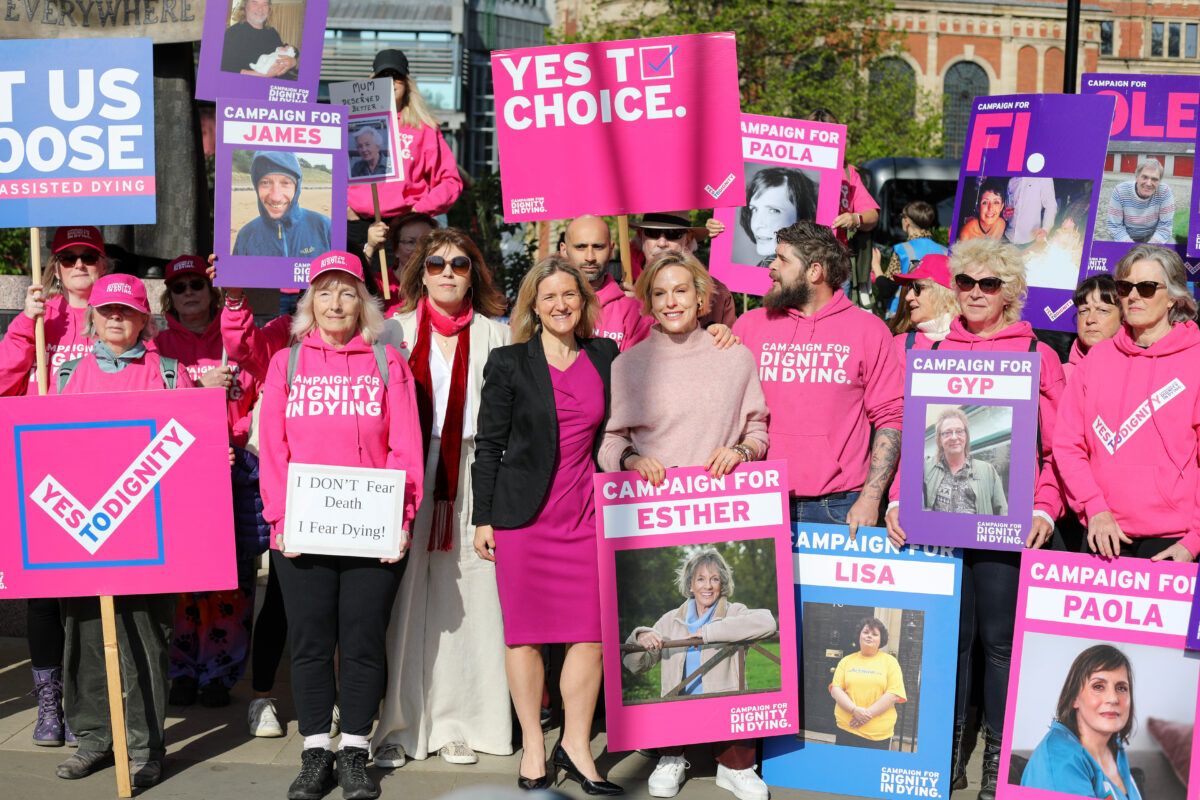 “Democracy must prevail”: Hundreds rally behind terminally ill people ...
