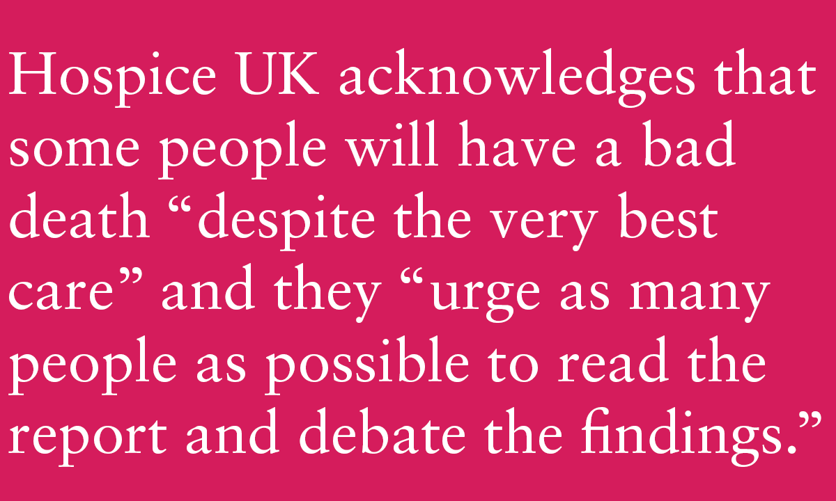 A statement from our Chief Executive on The Inescapable Truth report ...